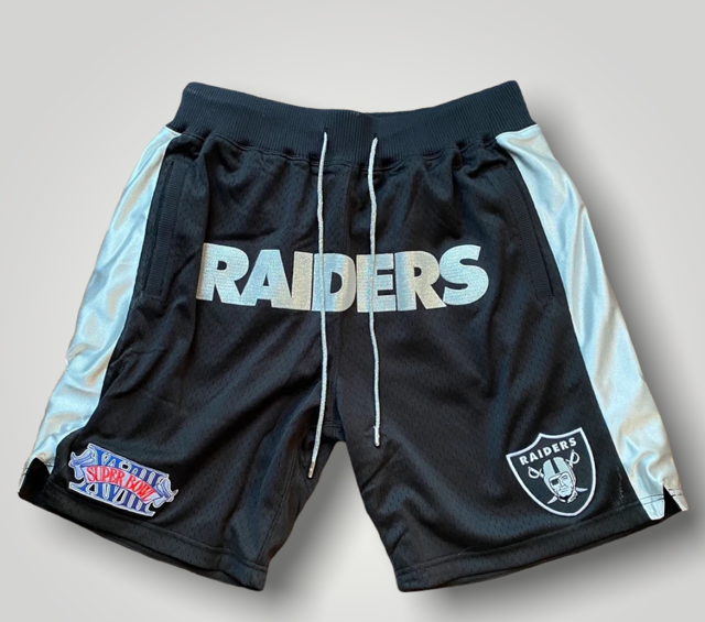 Las Vegas Raiders Retro Shorts Football Collection – sporticofanshop